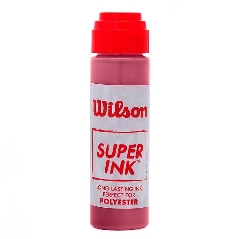 Tinta Wilson para Corda de Raquete - Super Ink Vermelha - Winner Raquetes