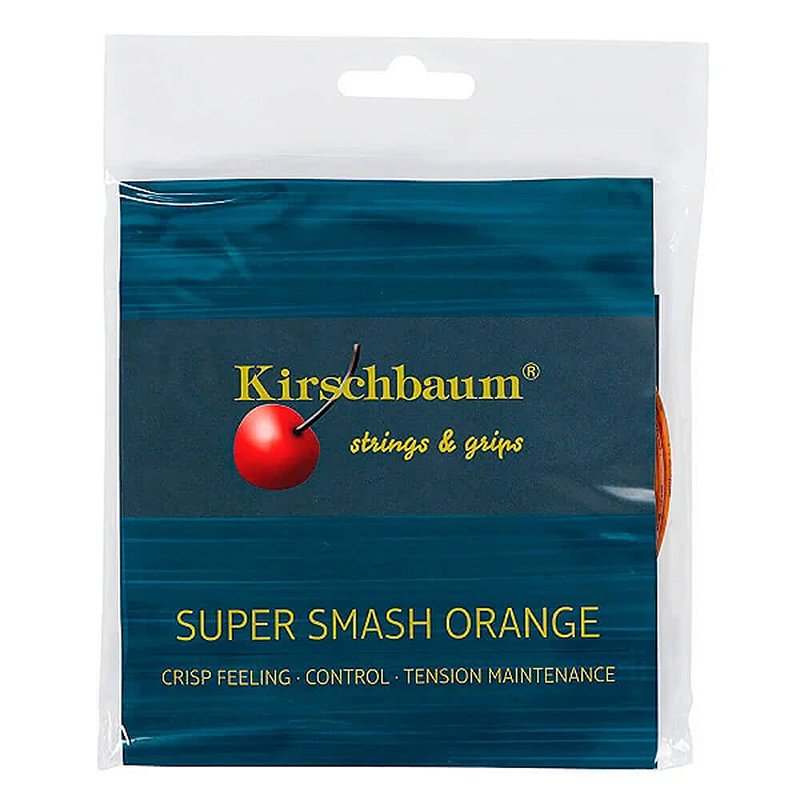 Corda Kirschbaum Super Smash Orange 1.23 mm - Winner Raquetes