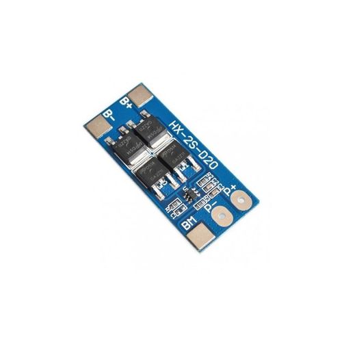 Módulo de Proteção BMS para Baterias Li-Ion 2S 13A 18650 | Baú da ...