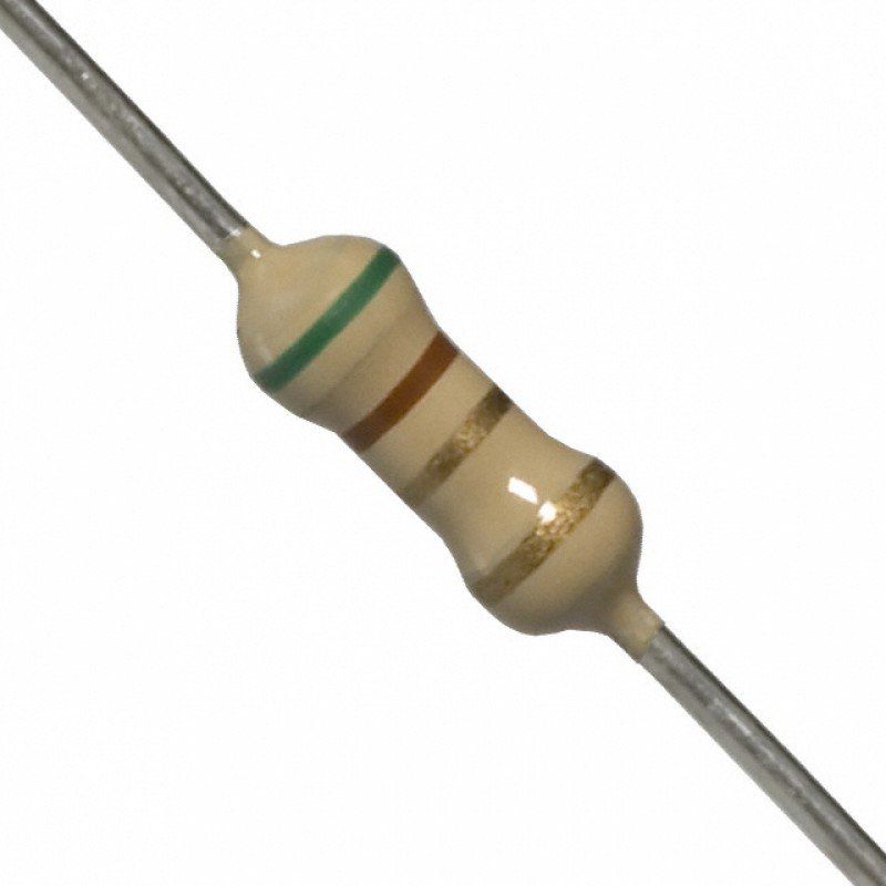 Resistor 5R1 5% (1/4W) | Baú da Eletrônica - Baú da Eletrônica ...