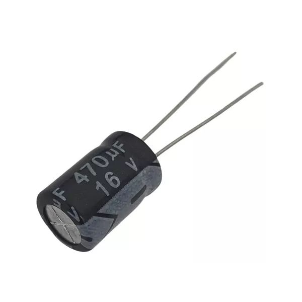 Capacitor Eletrolítico 470uF / 16V | Baú da Eletrônica - Baú da ...