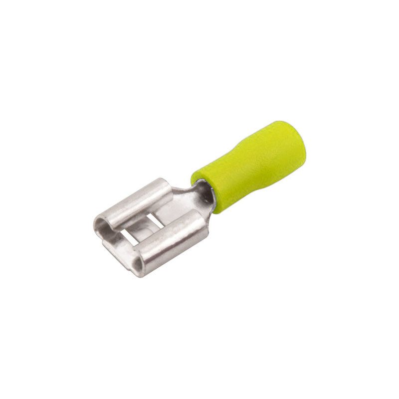Terminal Fêmea Pré Isolado 6mm 6,3x0,8 - Amarelo | Baú da Eletrônica ...