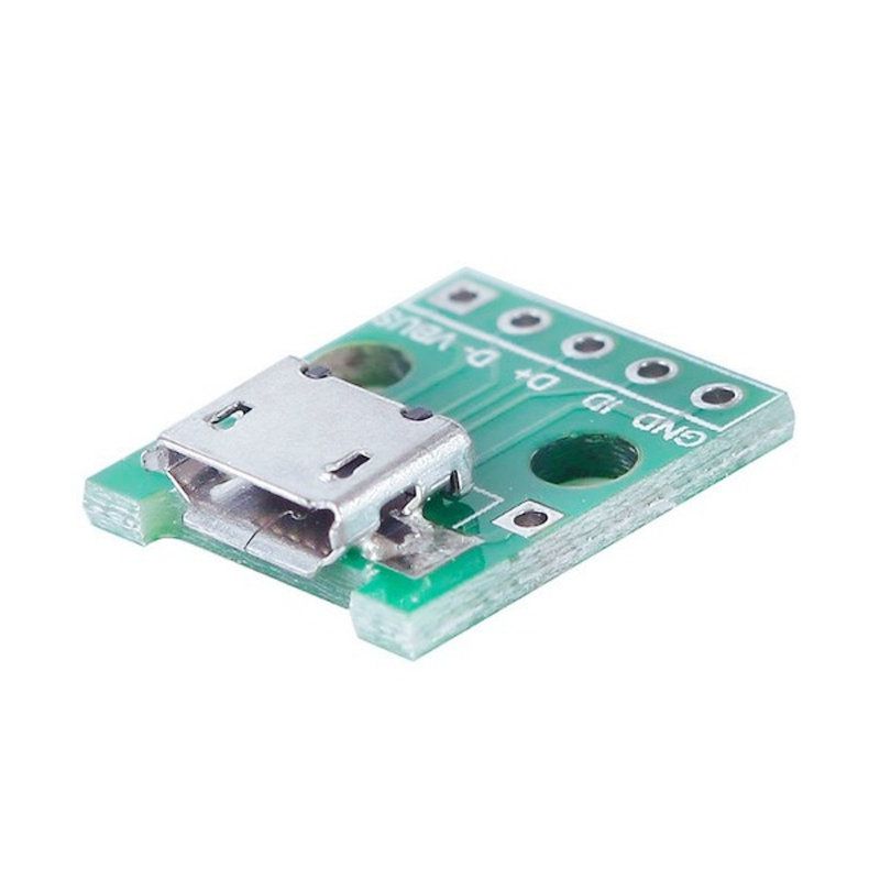 Módulo Adaptador Micro USB Fêmea Para DIP | Baú da Eletrônica - Baú da ...