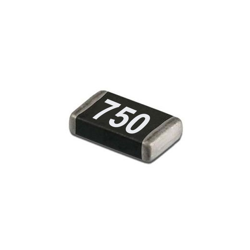 Resistor SMD 75R 5% 0805 (1/8W) | Baú da Eletrônica - Baú da Eletrônica ...