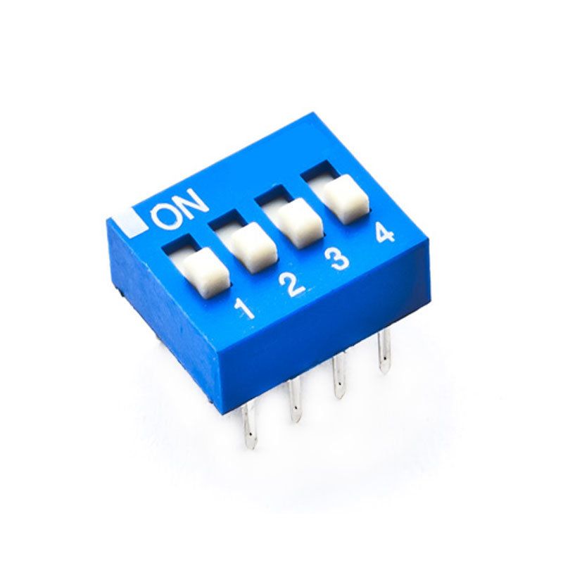 DIP Switch Azul 4 Vias 180 Graus | Baú da Eletrônica - Baú da ...
