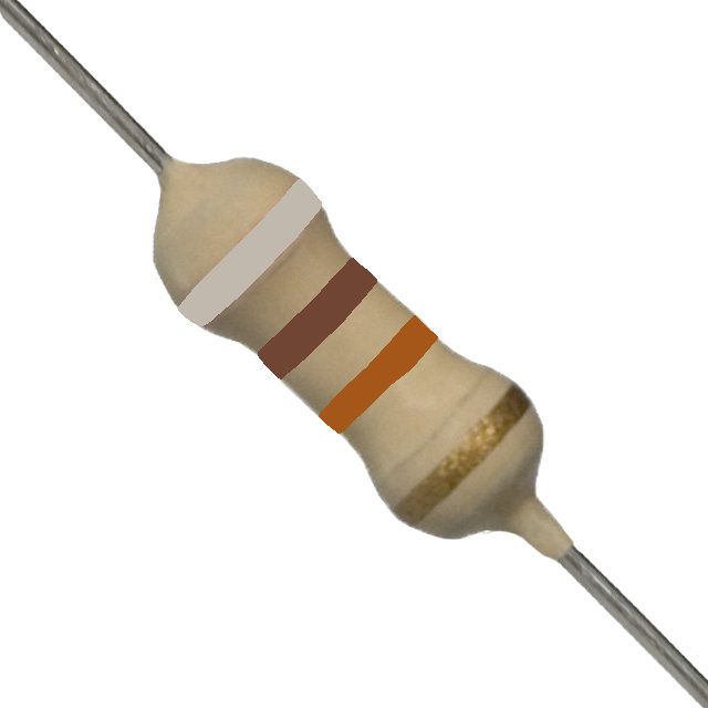 Resistor 91K 5% (1/2W) - Confira Outros Modelos e Valores - Baú da ...