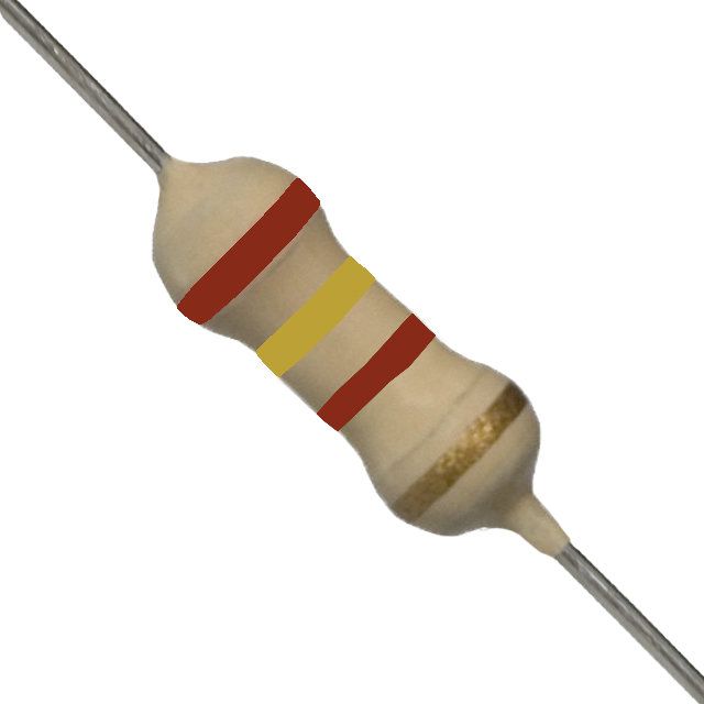 Resistor 2K4 5% (1/2W) - Confira Outros Modelos e Valores - Baú da ...