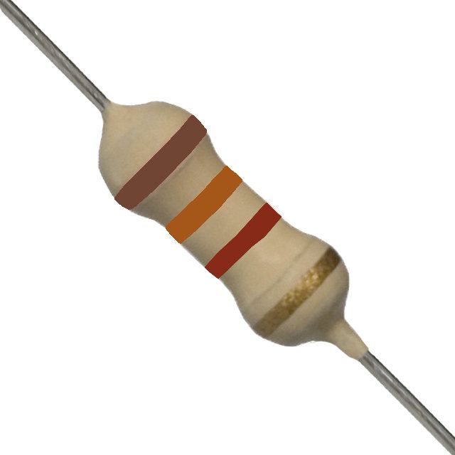 Resistor 1K3 5% (1/2W) - Confira Outros Modelos e Valores - Baú da ...