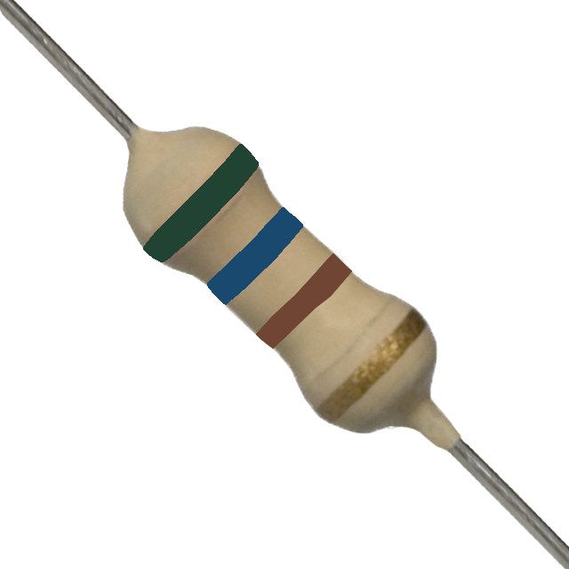 Resistor 560R 5% (1/2W) - Confira Outros Modelos e Valores - Baú da ...