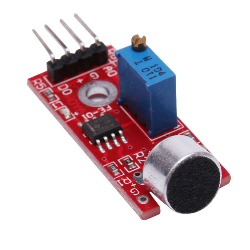 Módulo Sensor de Som Analógico KY-037 | Baú da Eletrônica - Baú da ...