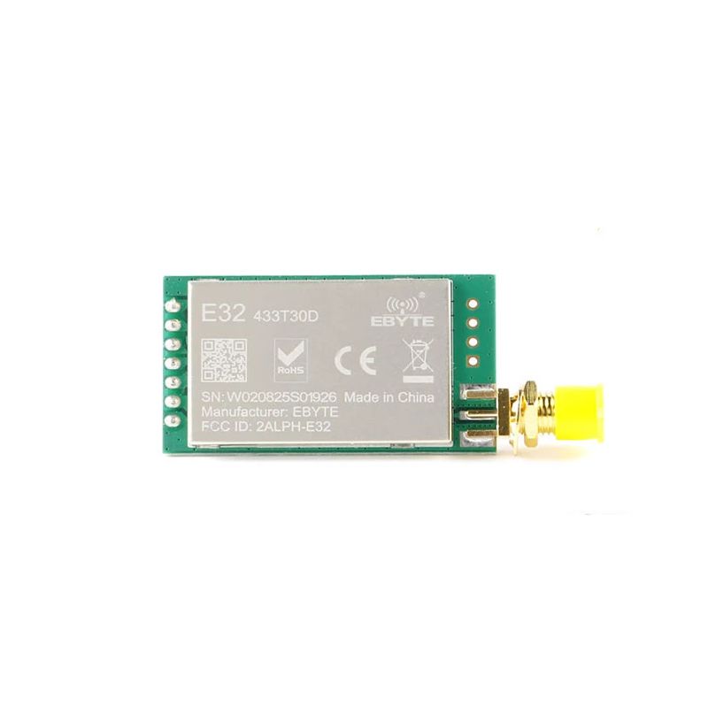 Módulo Rf Wireless Lora 433mhz E32 433t 30d Ttl 1w Baú Da Eletrônica Baú Da Eletrônica