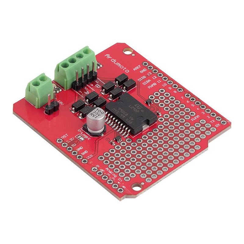L298 Arduino Motor Driver Shield | Baú da Eletrônica - Baú da ...