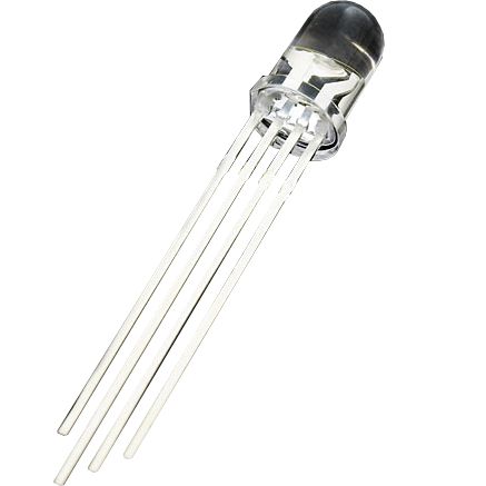 LED RGB Anodo Comum - Baú da Eletrônica - Componentes Eletrônicos