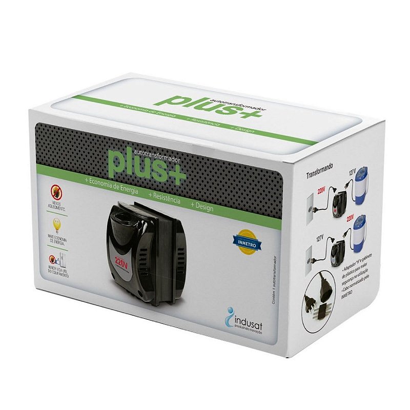Autotransformador Indusat 1500W Bivolt Plus+ - LUP PLACE
