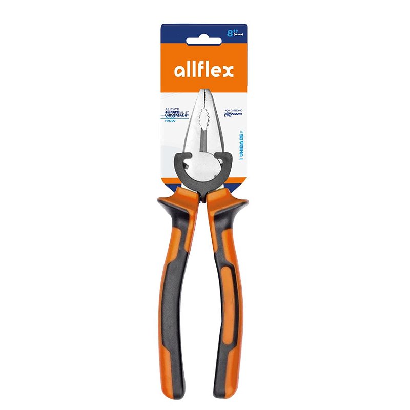 Alicate Universal 8 Pol allflex Aço Carbono Polido - LUP PLACE