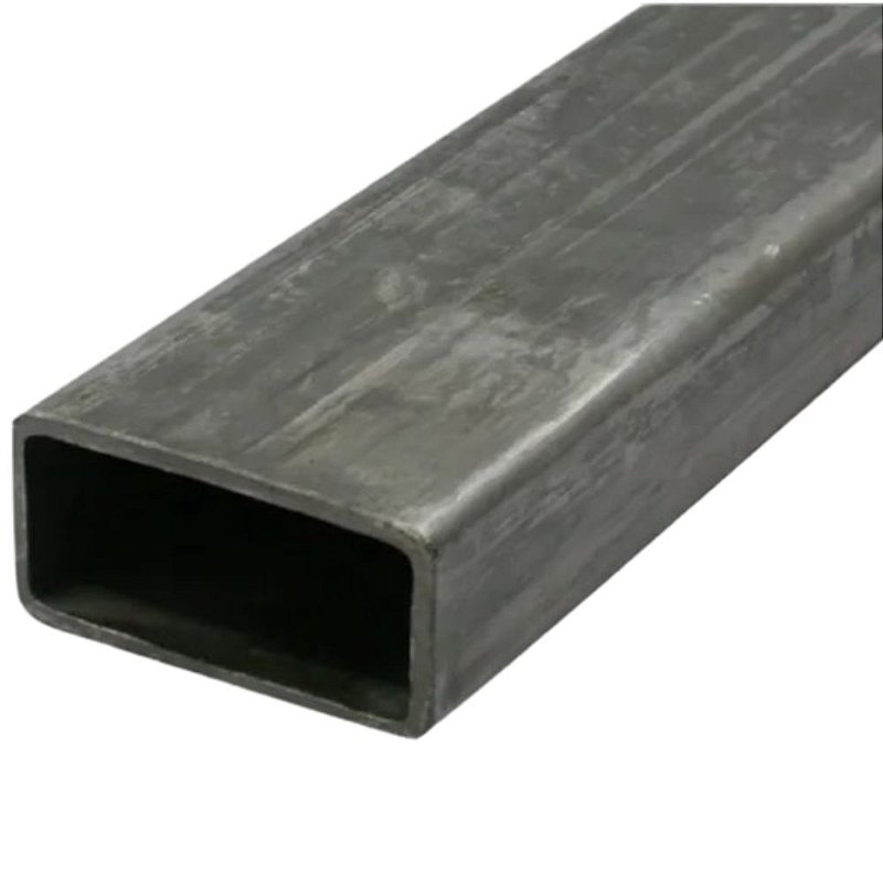 Tubo de Aço Retangular 100x40 - 6 Metros PRETO - Brasfer o Lojão do Aço