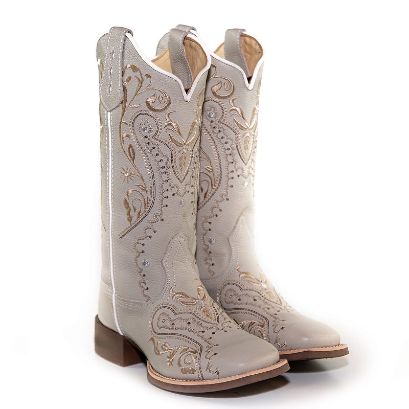 Bota OFFWHITE Florencia Cano Longo - Botas Texanas - Ofertas em Loja de ...