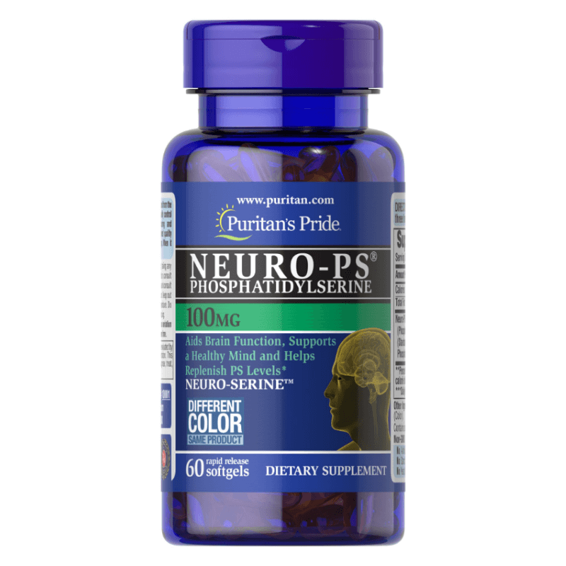 Neuro-PS Fosfatidilserina 100mg 60 Cápsulas Puritan's Pride - Suplelive