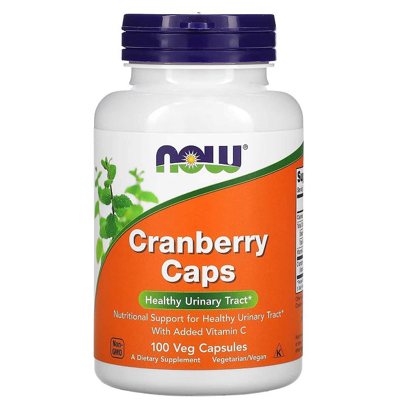 Cranberry 100 Cápsulas NOW Foods - Suplelive