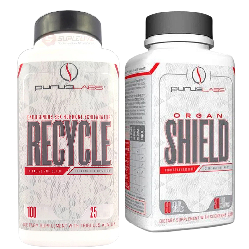 Combo Organ Shield 60 + Recycle 100 Purus Labs - Suplelive