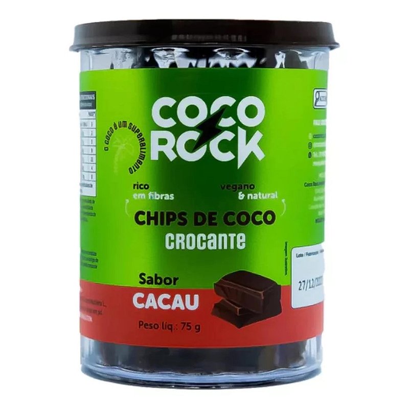 Coco Rock Crispy De Coco 75G - Todos Sabores - P&P Fit - A sua loja de ...