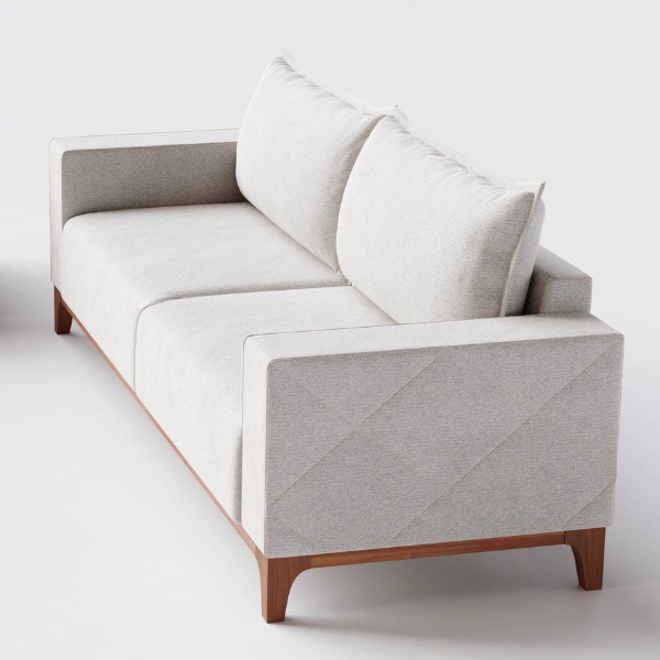 Sofa Oregon 2 Mts 3 lugares living moderno, pequeno, barato - Lavina ...