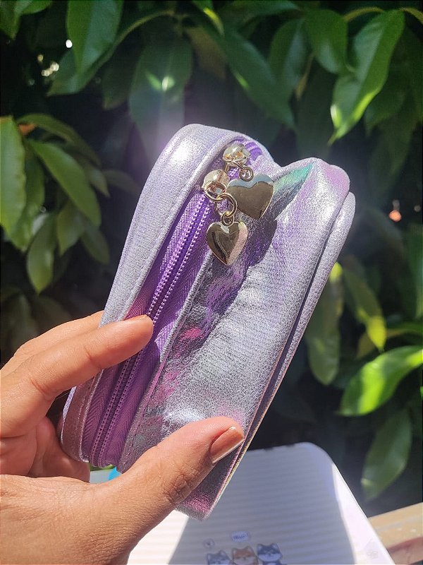 Estojo Box Holográfico Importado - Papelaria 1K de Coisa