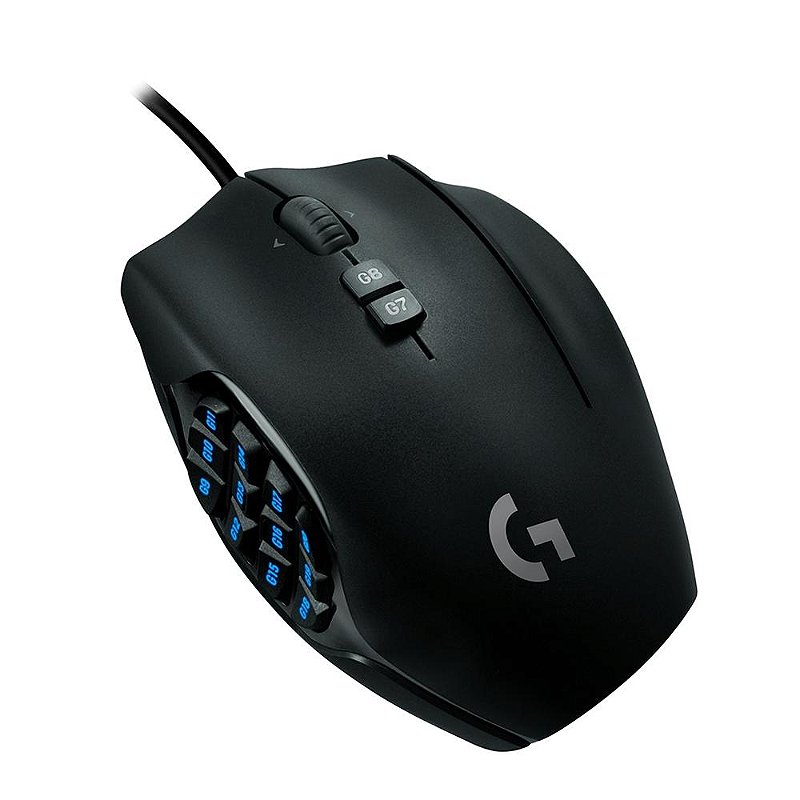Mouse Gamer Logitech MMO G600 com RGB LIGHTSYNC, 20 Botões Programáveis ...