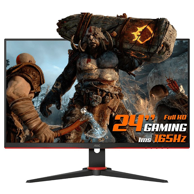 Monitor AOC Gamer VIPER 24" 165Hz - 1ms - FREESYNC - 2Plays - As Melhores ofertas você encontra ...