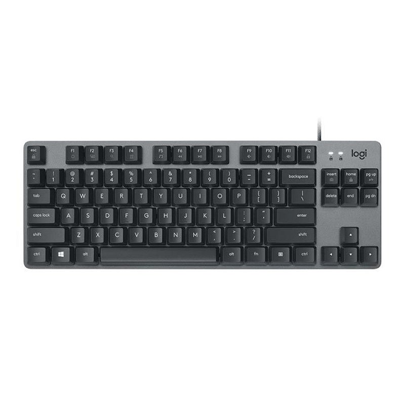 Teclado Logitech K835, Mecânico, Compacto, US, Com Estrutura de Alumínio e Switch Red Linear ...