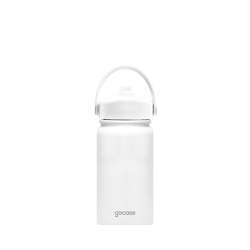Garrafa Térmica Gocase Fresh Mini Com Canudo 350ML Branco - 2Plays - As ...