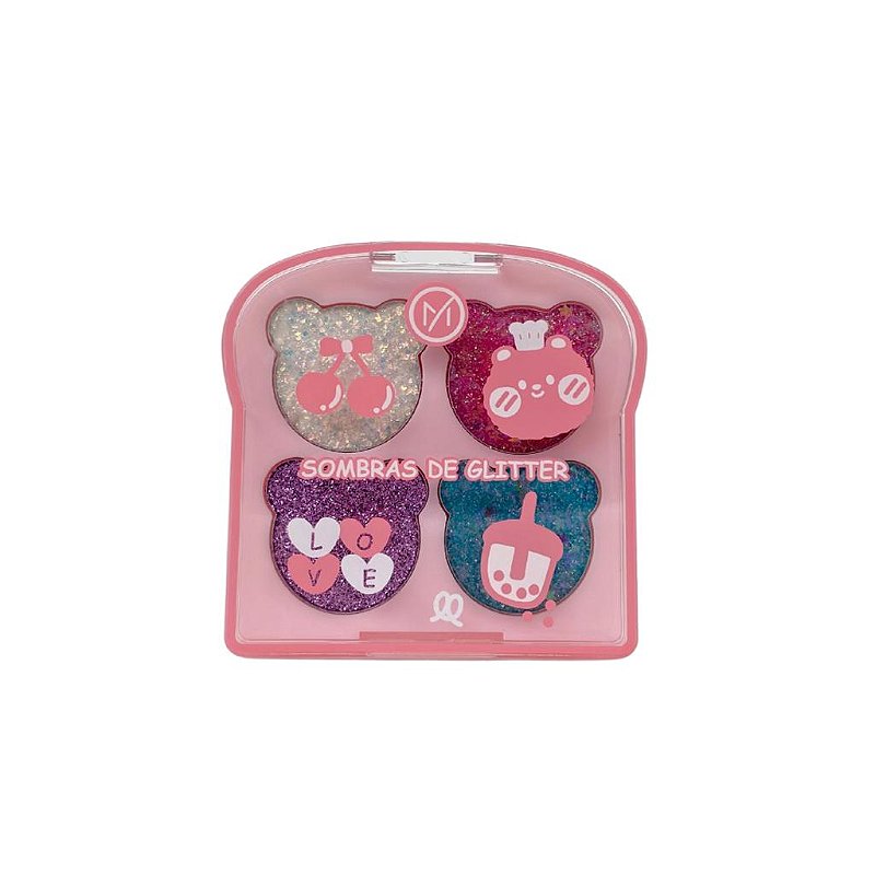 Paleta de Sombras de Glitter Infantil - Maquiare
