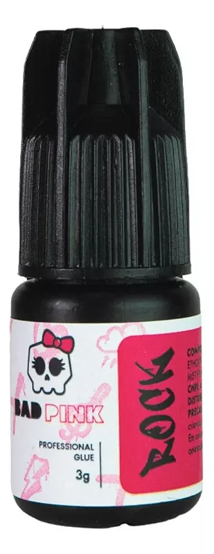 Cola Bad Pink Rock 3ml - Atacado das Lashes | Produtos para Extensão de cílios