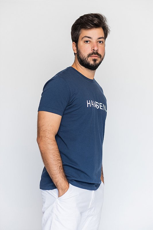 Camiseta Premium PRO Azul Marinho Logo Frontal | Hansen Brand - Hansen ...