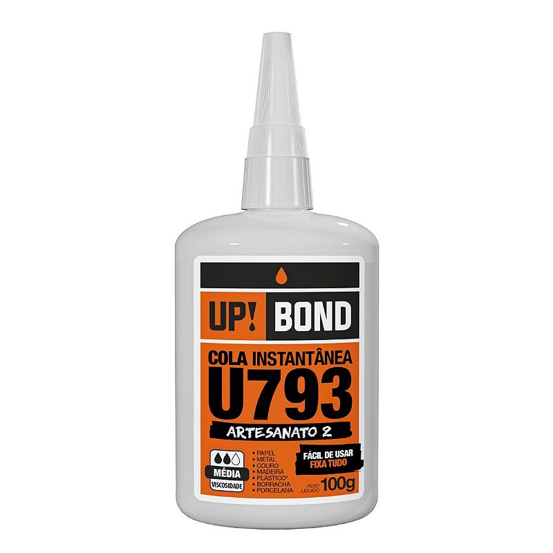 Adesivo Instantâneo 793 Bico A 100G Up Bond Original Cola - Asr ...