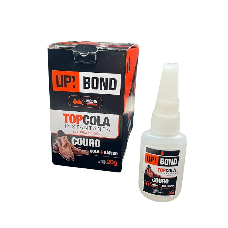 Adesivo Instantâneo Couro Bico A 20G Up Bond Original + NF - Asr ...