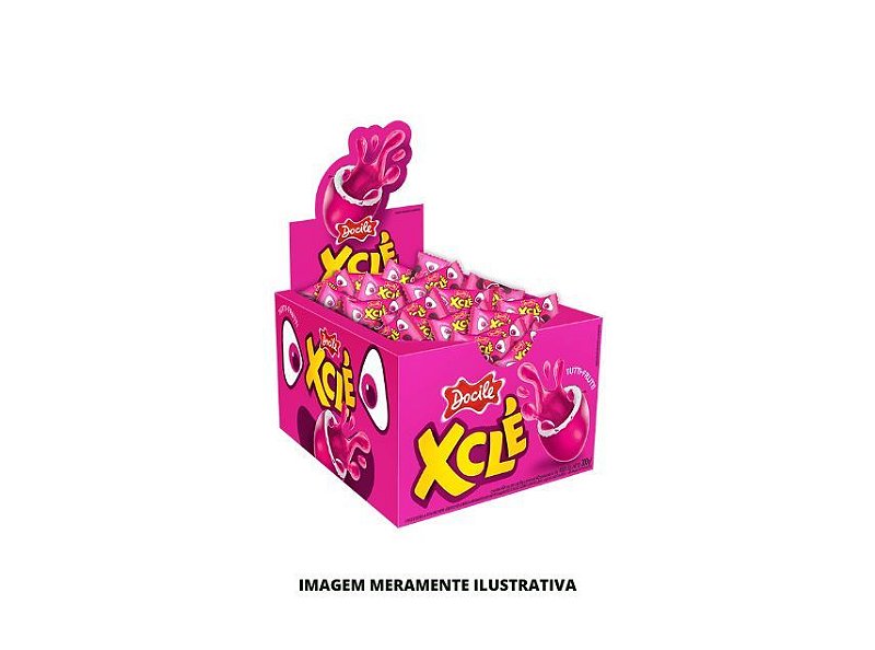 GOMA DE MASCAR XCLE TUTTIFRUTTI DOCILE 1X40X5G - Roberto Distribuidora