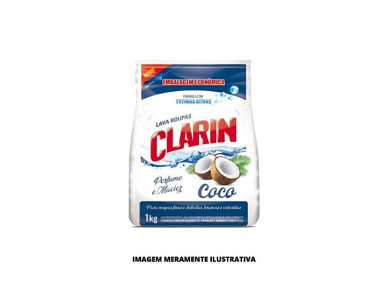 SABAO EM PO CLARIN DE COCO 1X20X1KG - Roberto Distribuidora
