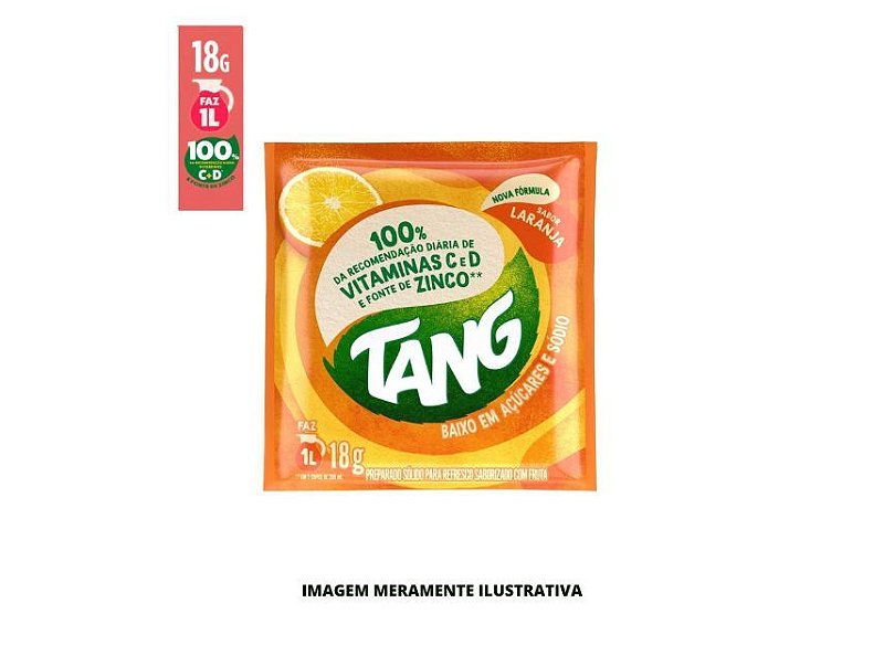 REFRESCO EM PO TANG LARANJA 1X18X18G - Roberto Distribuidora