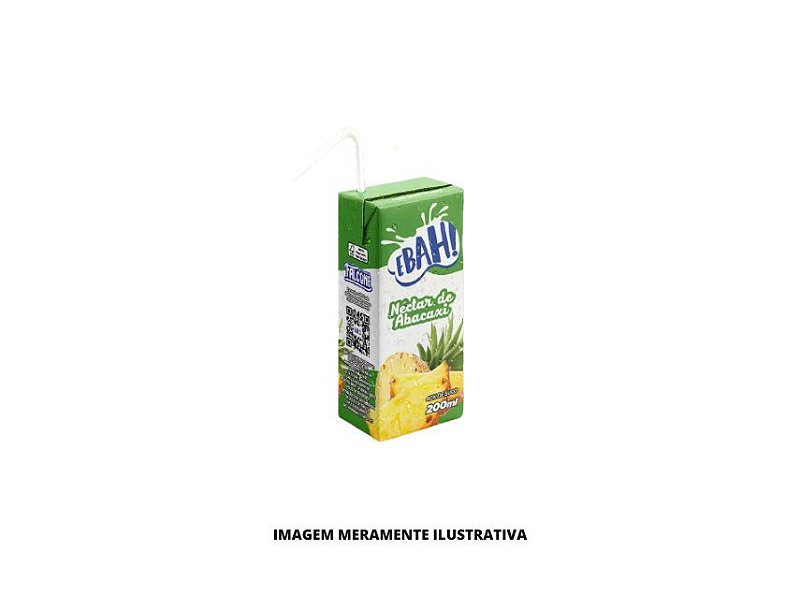 SUCO EBAH ABACAXI 1X27X200ML - Roberto Distribuidora