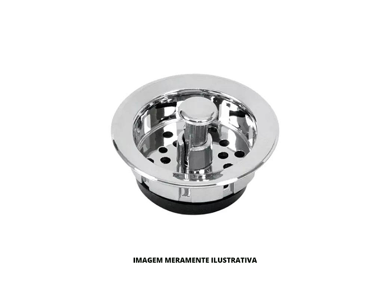 RALO DE PIA AMERICANO CROMADO 1X50 - Roberto Distribuidora