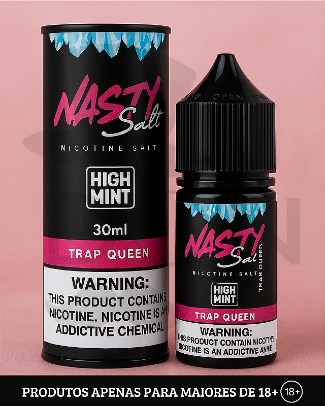 Salt Nasty - Trap Queen High Mint - 50mg - 30ml - DK CWB
