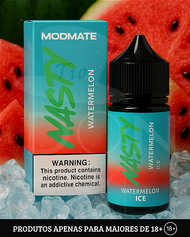 Juice Nasty Mod Mate - Watermelon Ice - 6mg - 60ml - DK CWB