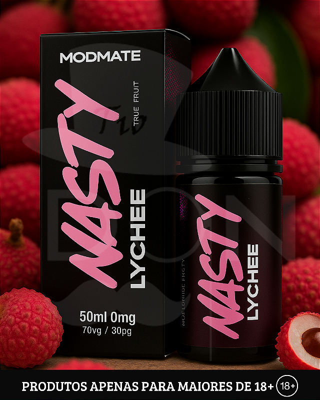 Juice Nasty Mod Mate - Lychee - 6mg - 60ml - DK CWB