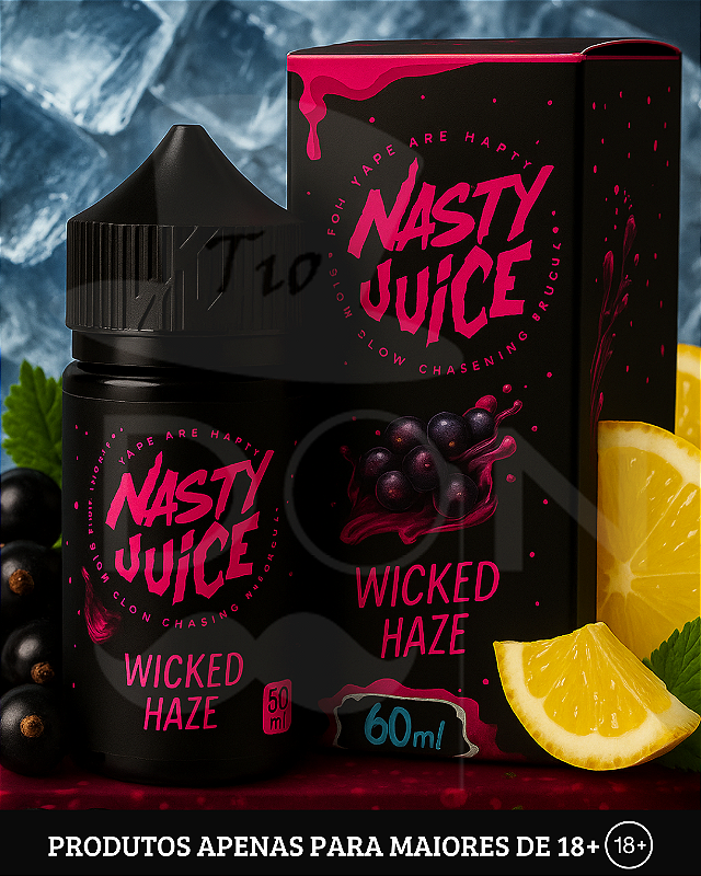 Juice Nasty - Wicked Haze - 6mg - 60ml - DK CWB