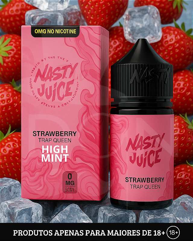 Juice Nasty - Trap Queen High Mint - 6mg - 60ml - DK CWB