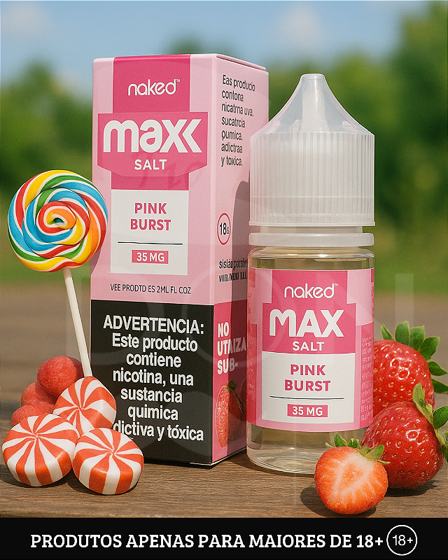 Salt Naked Maxx - Pink Burst - 50mg - 30ml - DK CWB