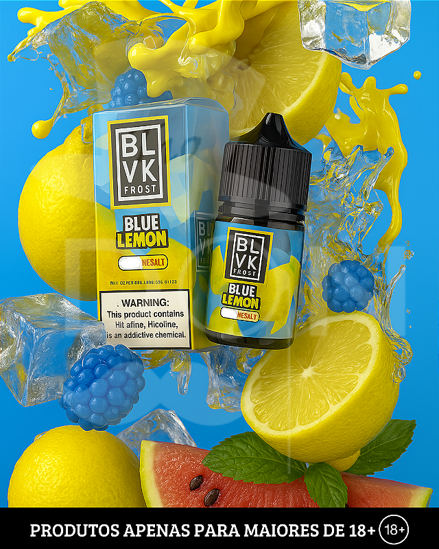 Salt BLVK Frost - Blue Lemon Ice - 50mg - 30ml - DK CWB