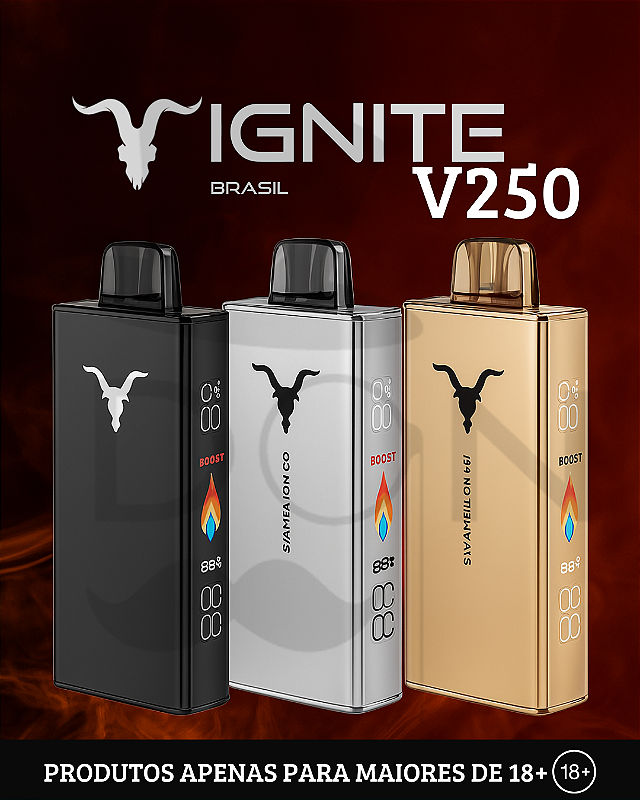 Descartavel Ignite V250 25k | 5% (50mg) - DK CWB
