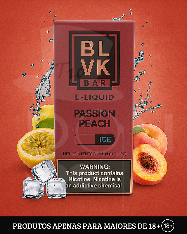 Salt BLVK BAR Passion Peach - 50mg - 30ml - DK CWB